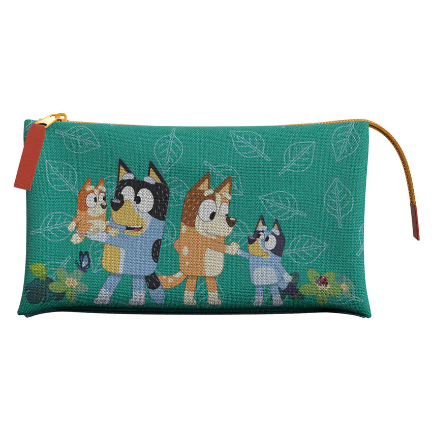 Bluey Leaves triple pencil case | Fanbase