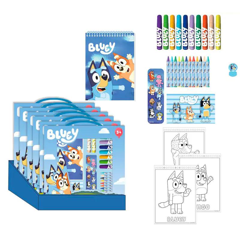 Bluey colouring stationery set | Fanbase