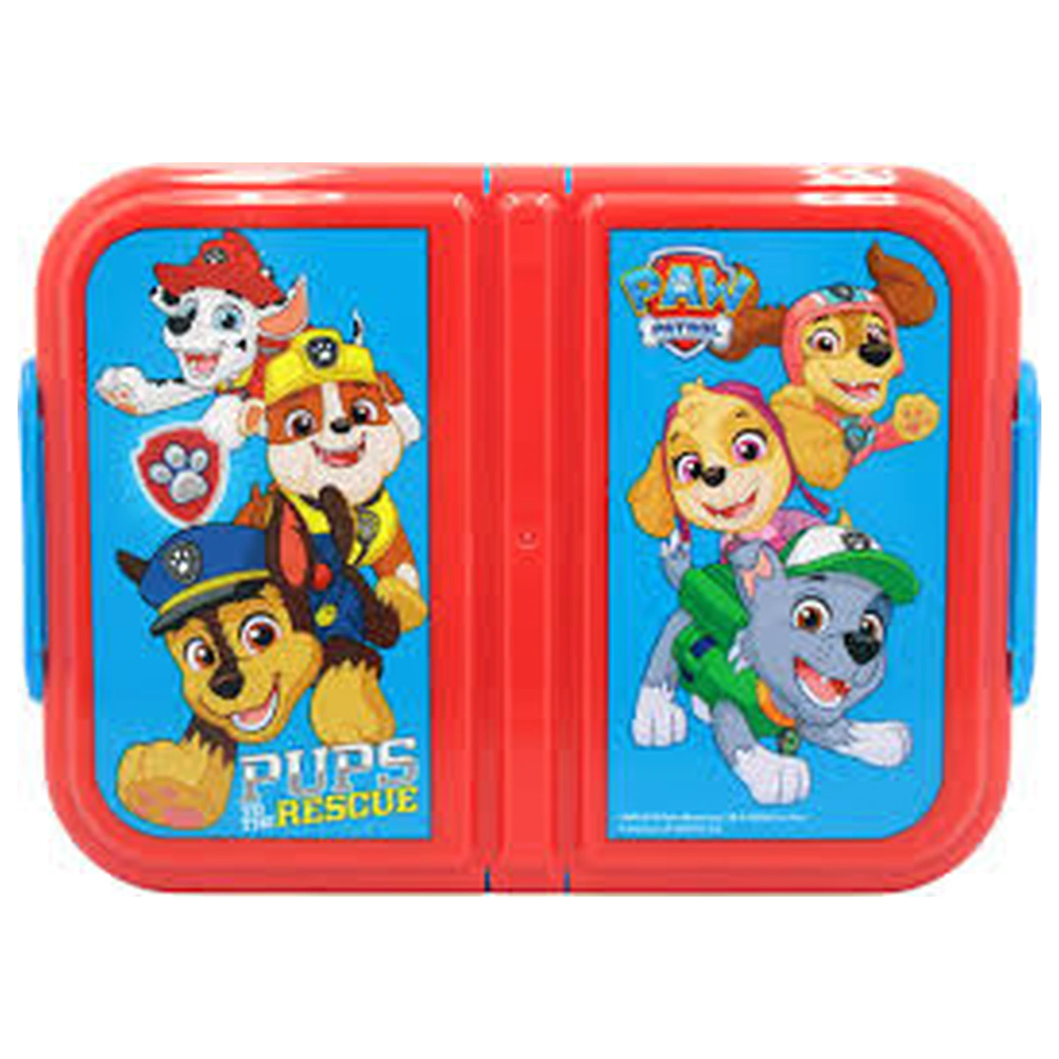 Paw Patrol Pups Rescue Multi-Compartment Lunch Box, Sandwich Box ...
