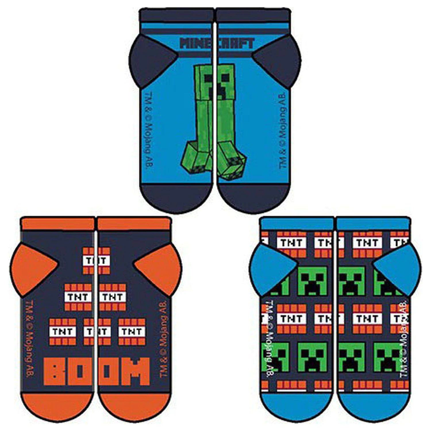 Minecraft TNT Kids' Secret Socks 31/34 | Fanbase Europe